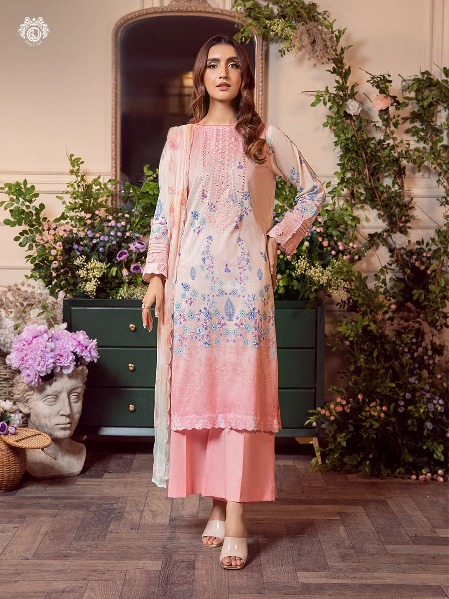 MEERA BY GULLJEE | EMBROIDERED LAWN | D-08 – Siyaab Lawn Hub