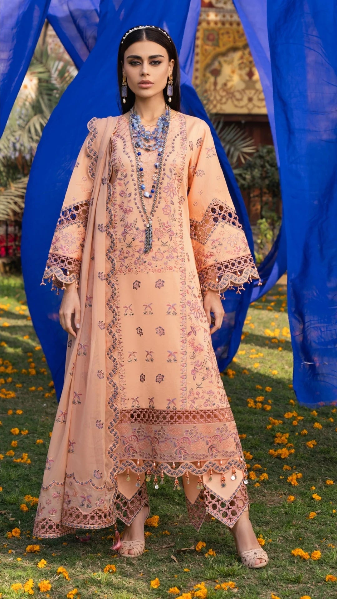 RAWAYAT LUXURY LAWN BY ALIZEH|24 – Siyaab Lawn Hub