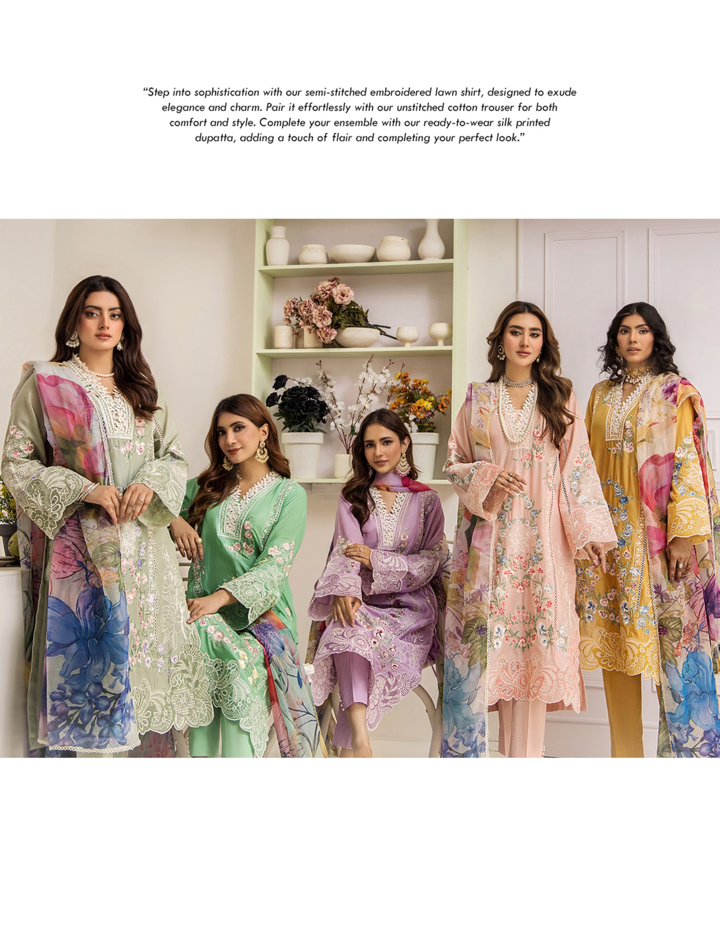 SAMRA ZARA ALI RTW 24" – Siyaab Lawn Hub