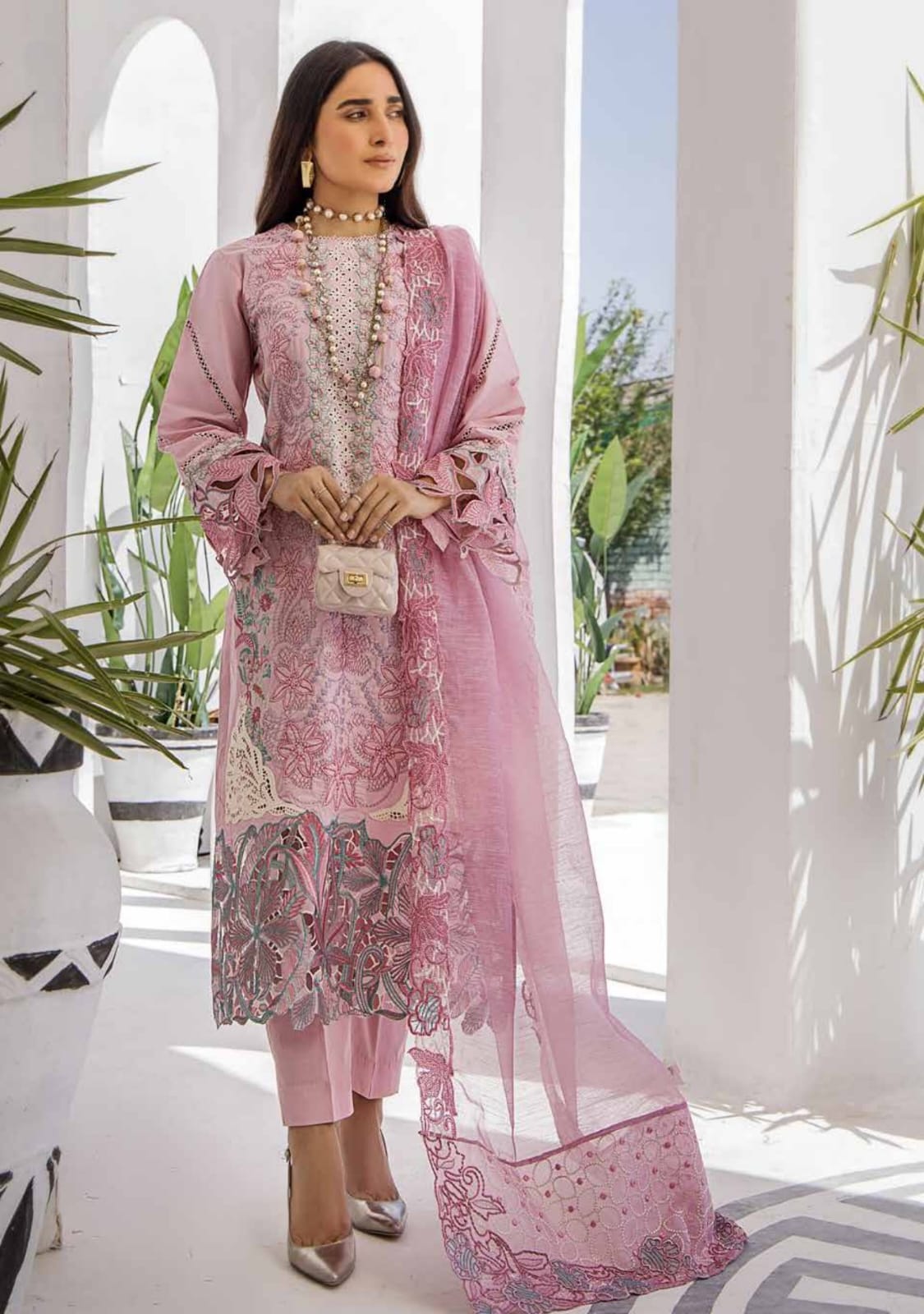 ZAFREEN BY ZARA ALI SEMI STITCHED 3PC | D-03 – Siyaab Lawn Hub